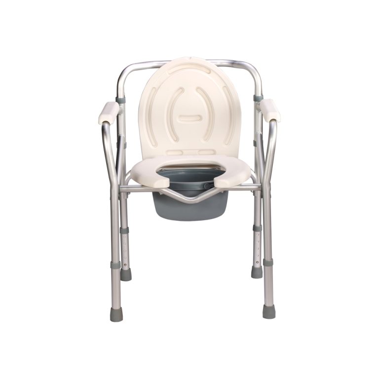 Aluminium folding commode - Pedder Johnson