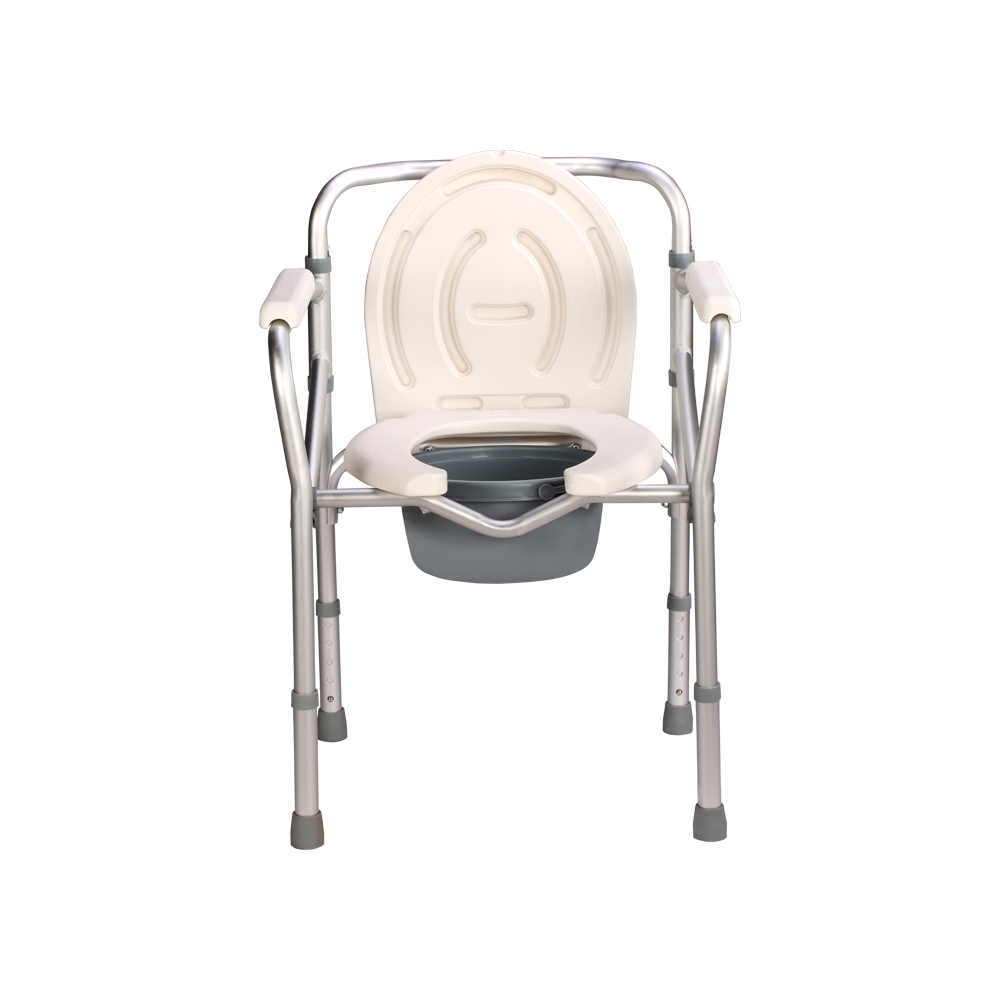 Aluminium folding commode - Pedder Johnson